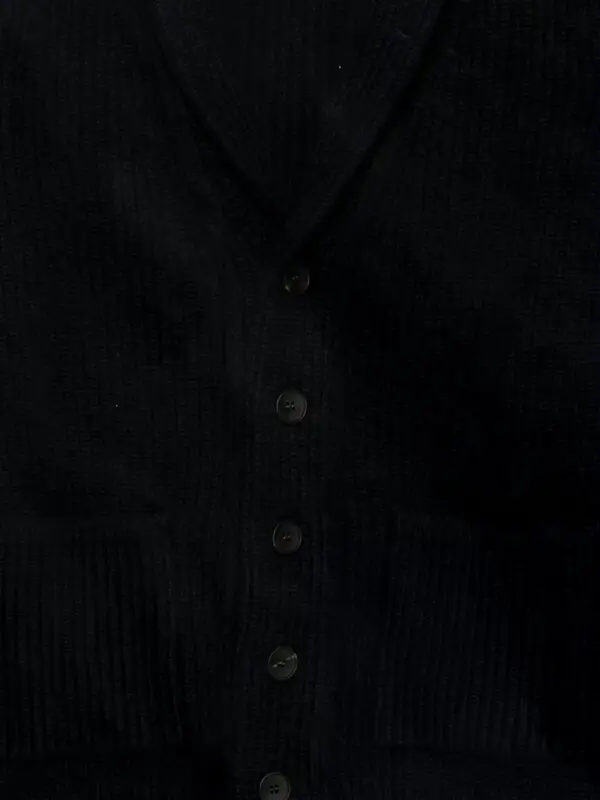 DELL'OGLIO Shawl Collar Button Cardigan