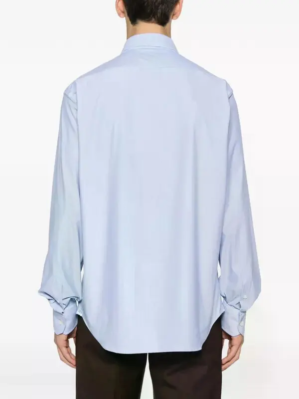DELL'OGLIO Buttoned Striped Shirt