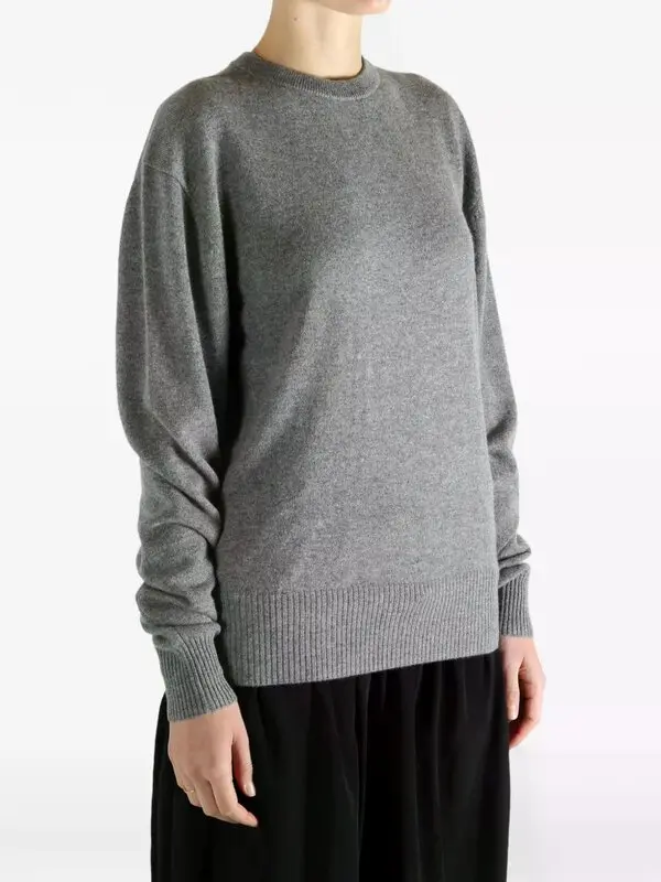 TOTEME Crew Neck Fine Knit Sweater