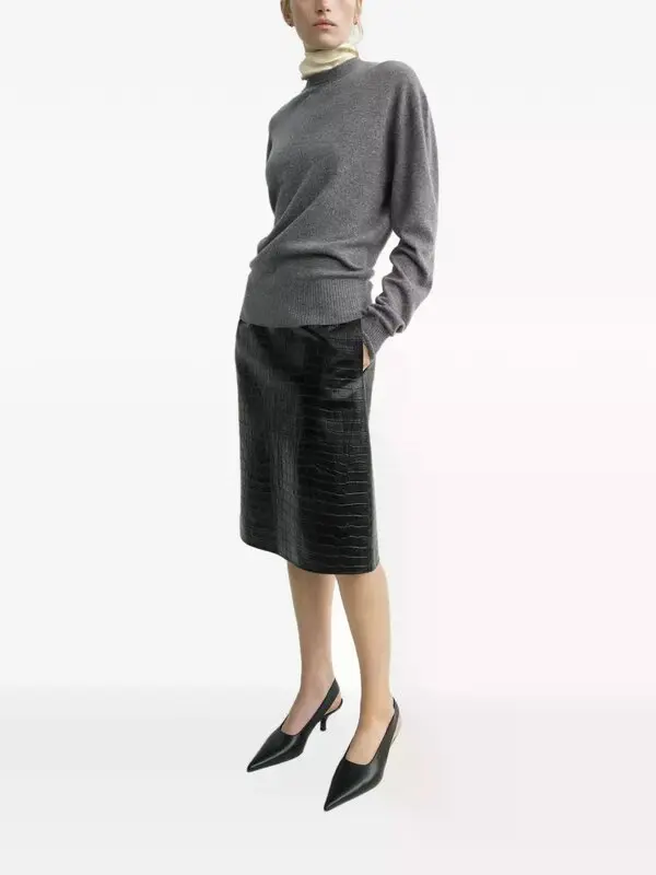 TOTEME Crew Neck Fine Knit Sweater