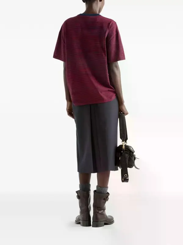 Prada Striped Pocket T-shirt