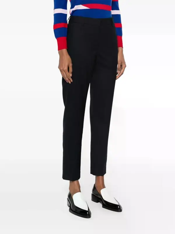 Paul Smith Pressed-crease Wool Trousers