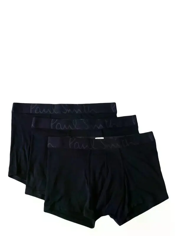 Paul Smith Logo-waistband Boxers - Blue