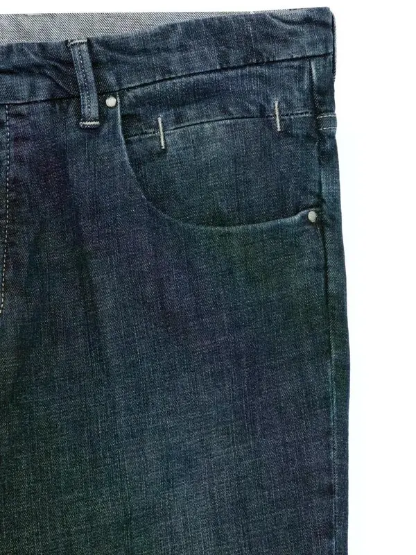 Incotex Buttoned Jeans - Blue
