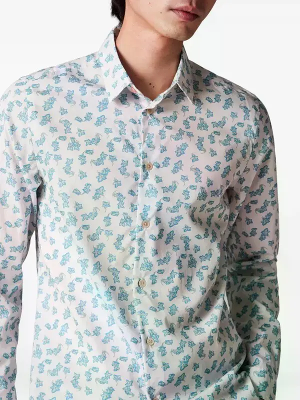 Paul Smith Floral-print Shirt - White