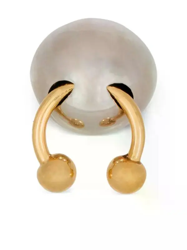 Balmain Spherical Piercing Ring - Silver