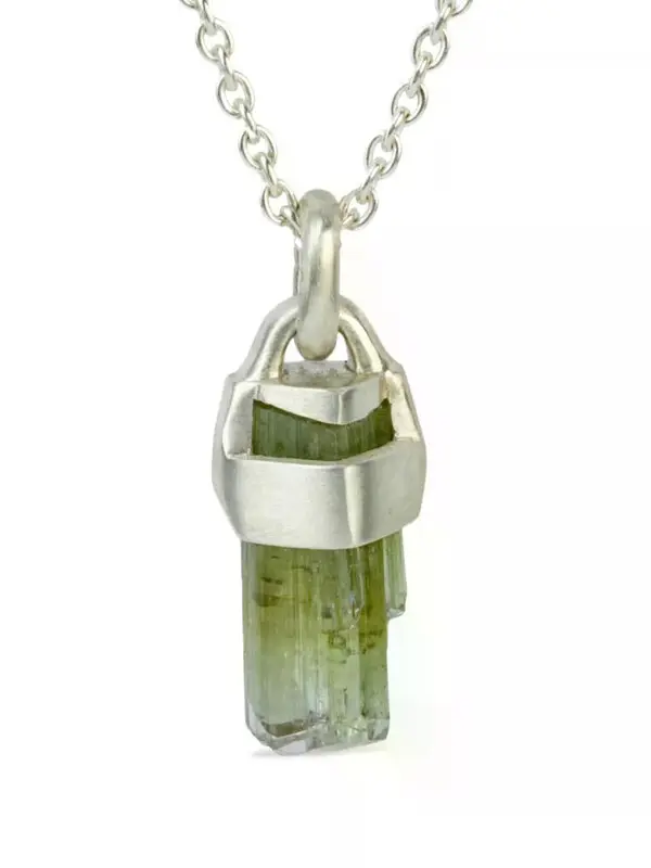 PARTS OF FOUR Sterling And Verdite Necklace - Silver