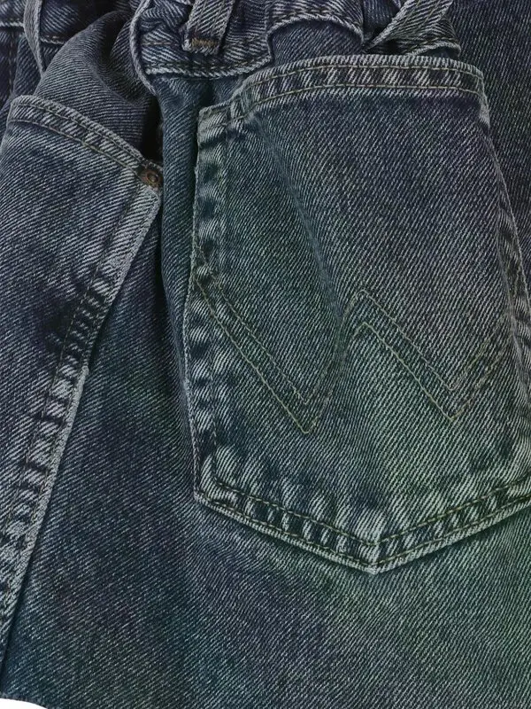 ALL IN Scrunch Denim Mini Skirt