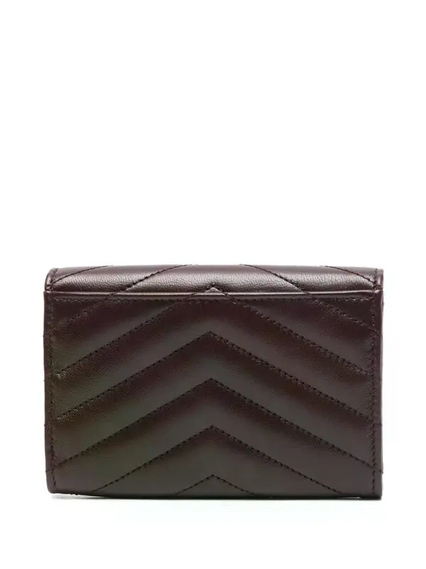 Saint Laurent Chevron Logo Wallet
