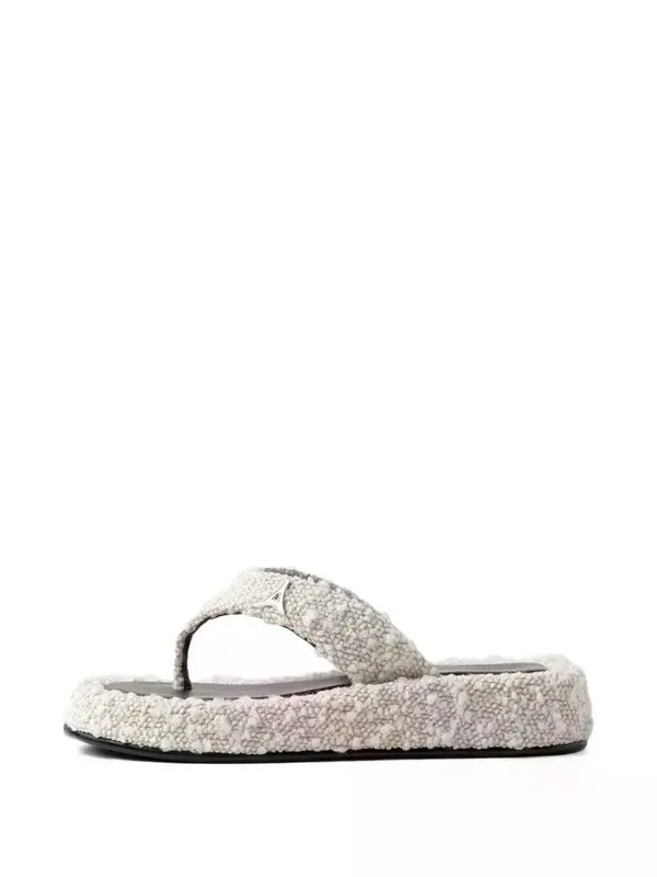 Manière De Voir Rosalie Buckle Plaque Flatform Sandals