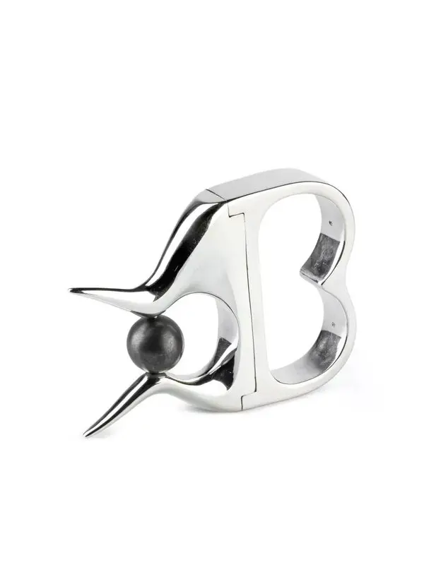 PARTS OF FOUR Sterling Double Plate Ring