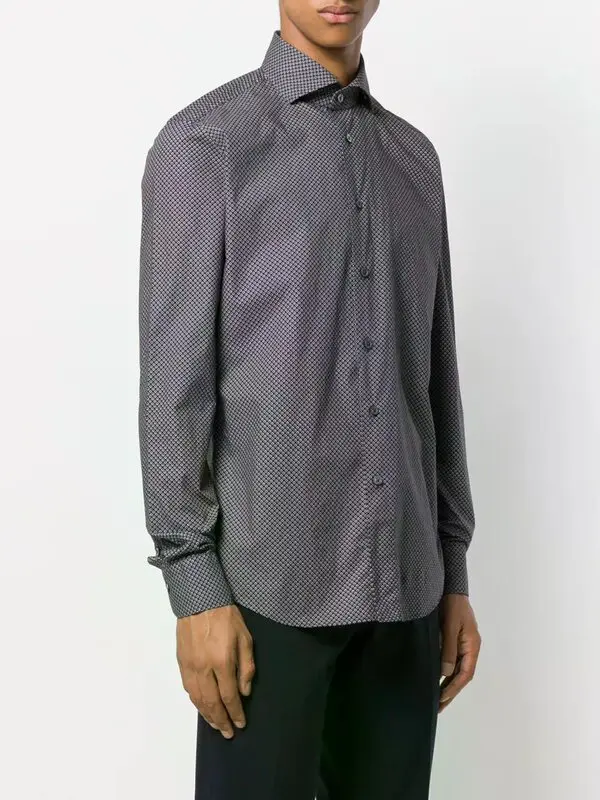 DELL'OGLIO Graphic-print Regular Shirt