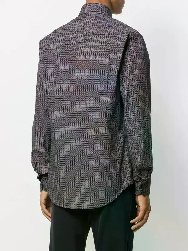 DELL'OGLIO Geometric Patterned Shirt