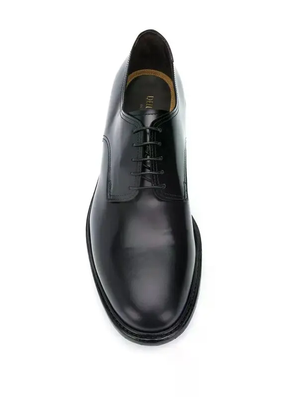 DELL'OGLIO Patent Derby Shoes