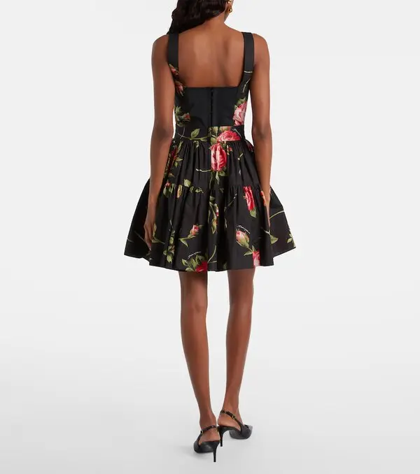 Dolce & Gabbana Floral Cotton Mini Skirt