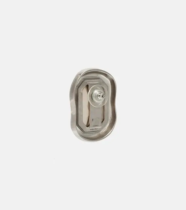 Givenchy Sculptural Crystal Embellished Earrings - Silver