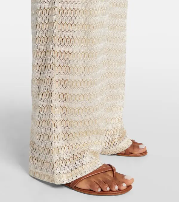 Melissa Odabash Semi-sheer Metallic Jumpsuit