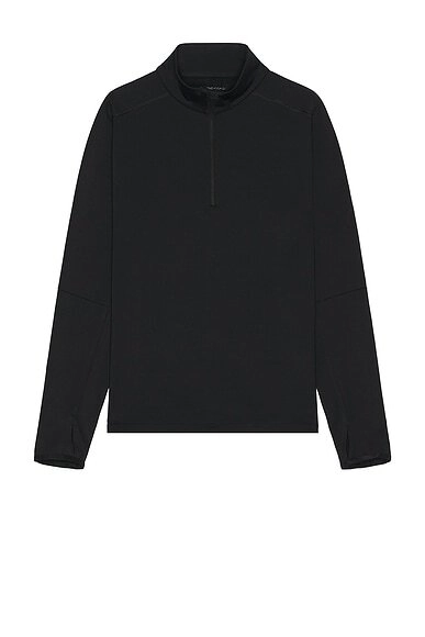 Beyond Yoga Warm Up Quarter Zip Pullover - Black