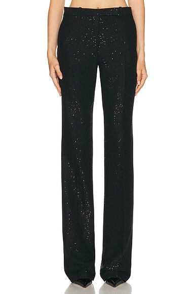 TOM FORD Sequined Tailored Straight Leg Trousers