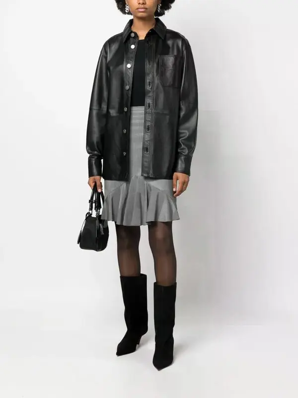 Dior 1990s Ruffled Hem Mini Skirt