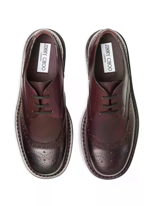 JIMMY CHOO Rowan Brogue Derby Shoes