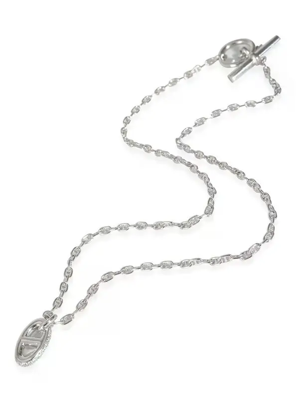 Hermès 18kt White Gold Farandole Diamond Necklace