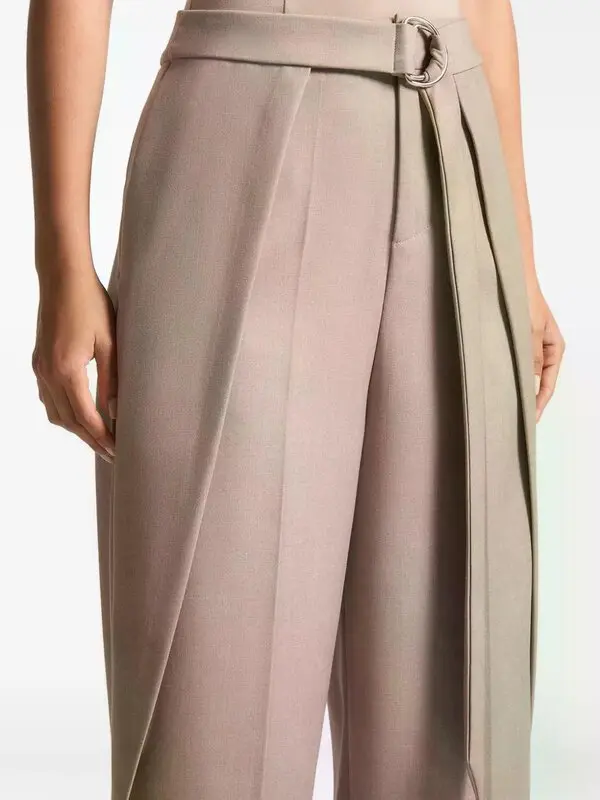 Manière De Voir D-ring Belt Tailored Trousers