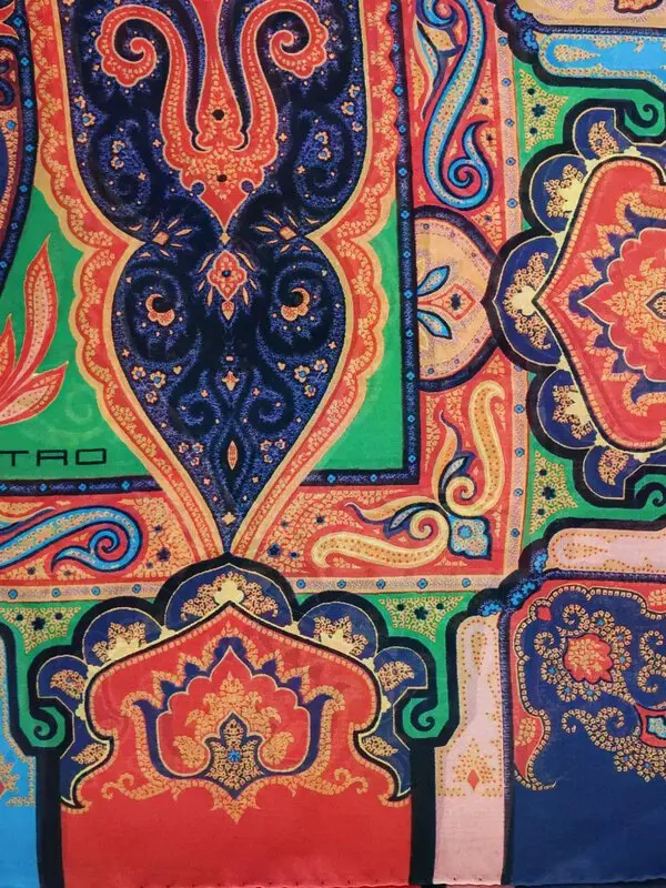 Etro Silk Scarf - Orange