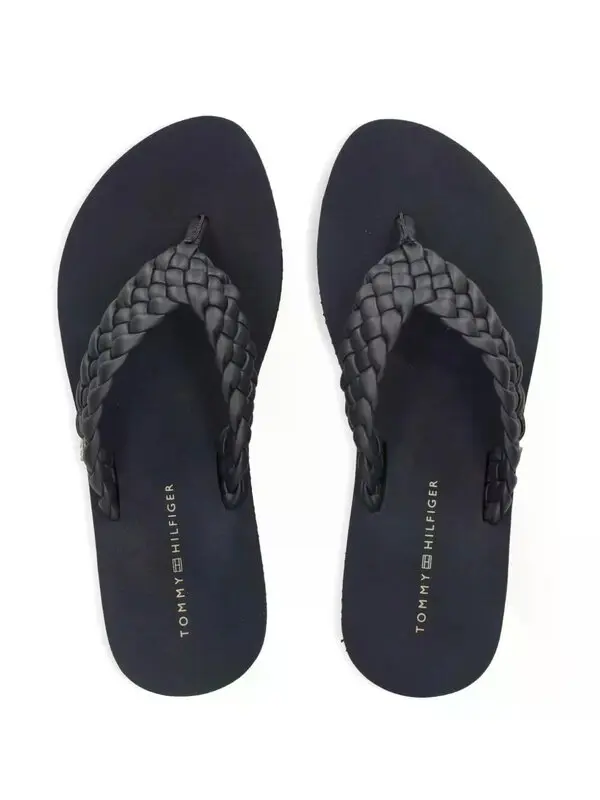 Tommy Hilfiger Braided Platform Flip-flops