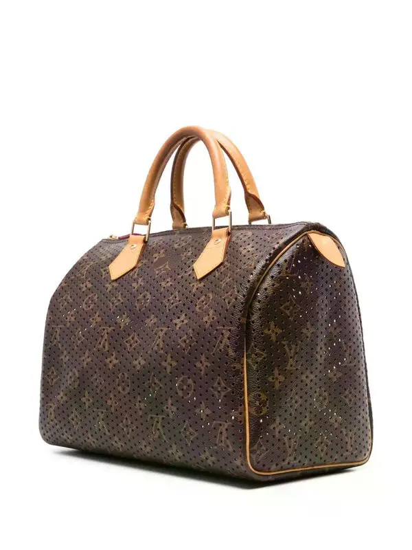 LOUIS VUITTON Monogram Perforated Speedy 30 Tote Bag