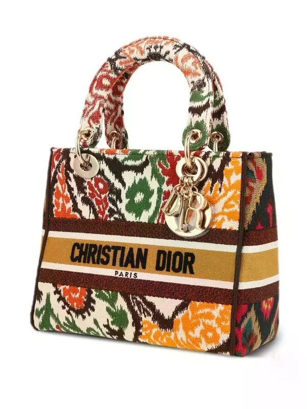 Dior Lady D-lite Medium Handbag - Orange