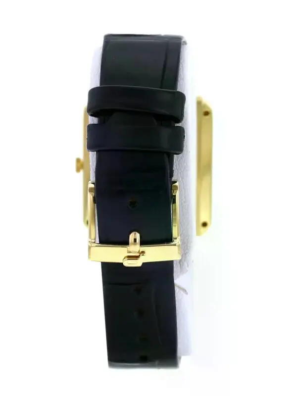 PIAGET 1970s Diamond Dial Yellow Gold Watch - Silver