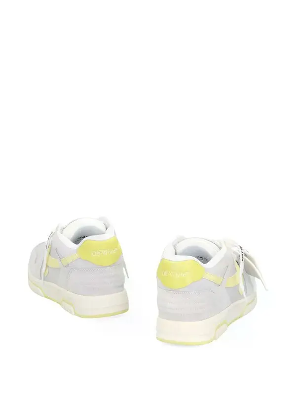 Off-White Arrow Motif Lace Up Sneakers - Grey