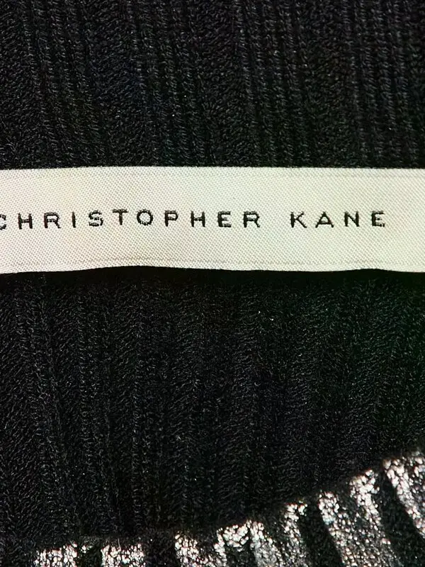 CHRISTOPHER KANE Ribbed Knit Midi Dress