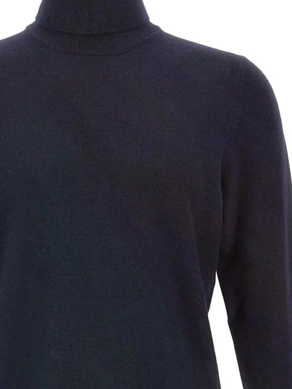 GRAN SASSO Ribbed Turtleneck Sweater