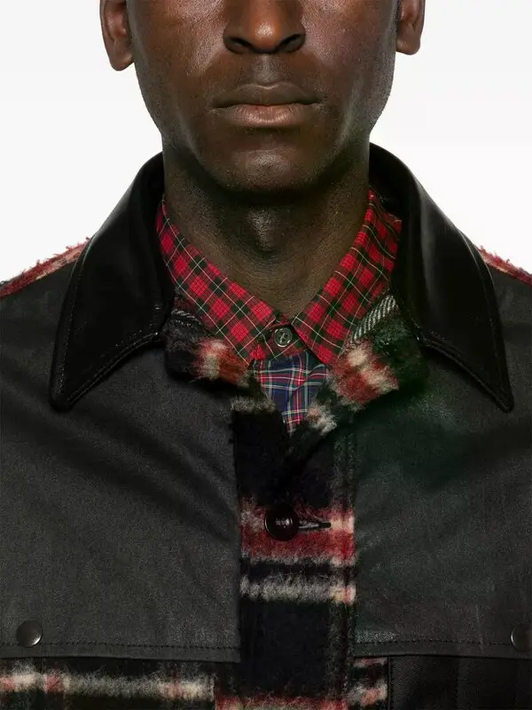 Junya Watanabe X Comme Des Garçons Check Panelled Jacket