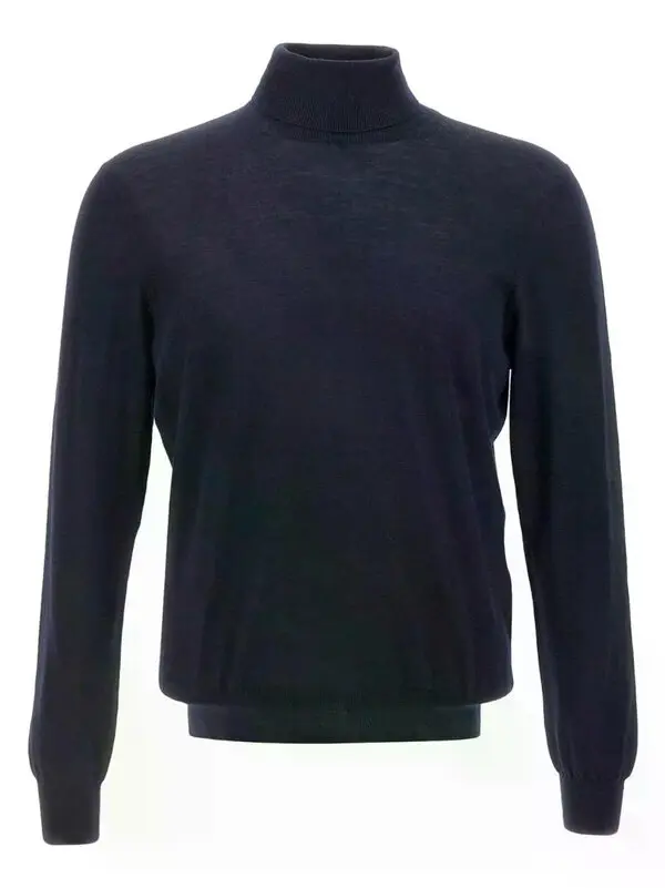 GRAN SASSO Turtleneck Sweater - Blue