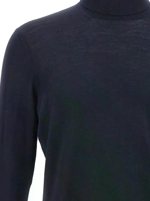 GRAN SASSO Turtleneck Sweater - Blue
