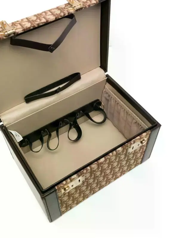 Dior Logo Mania Vanity Travel Trunk Case