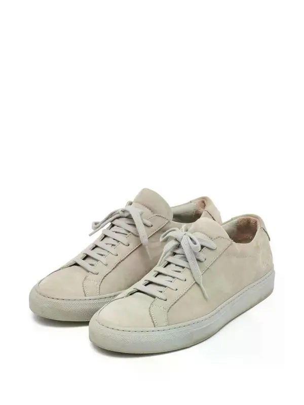 COMMON PROJECTS Achilles Suede Lace-up Sneakers - Grey