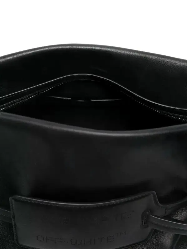 Off-White Zip Tie Clutch Bag - Black