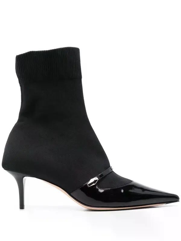 JIMMY CHOO 60mm Carolyn Sock Boots