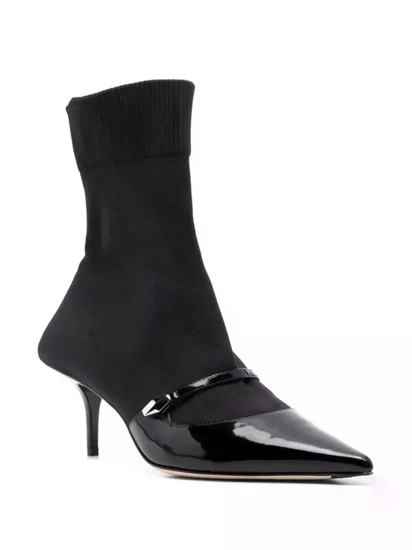 JIMMY CHOO 60mm Carolyn Sock Boots