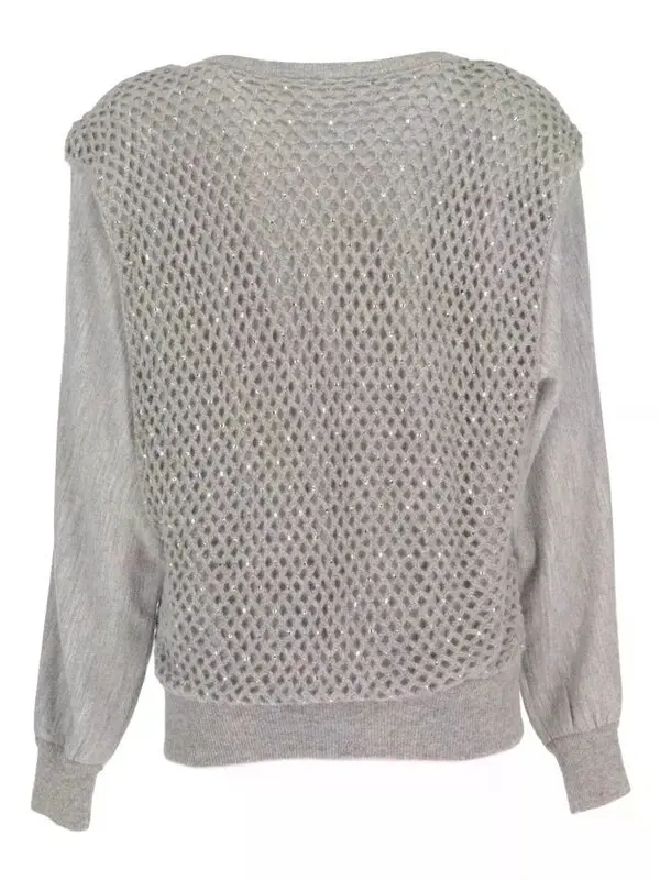 Valentino Garavani 1980s Knitted Panel Sweater