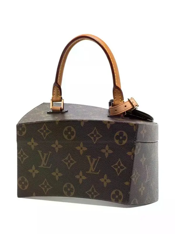 LOUIS VUITTON 2014 Monogram Twisted Two-way Bag - Brown