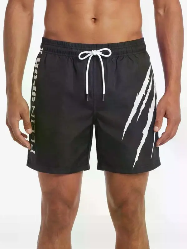 PLEIN SPORT Swim Shorts - Black