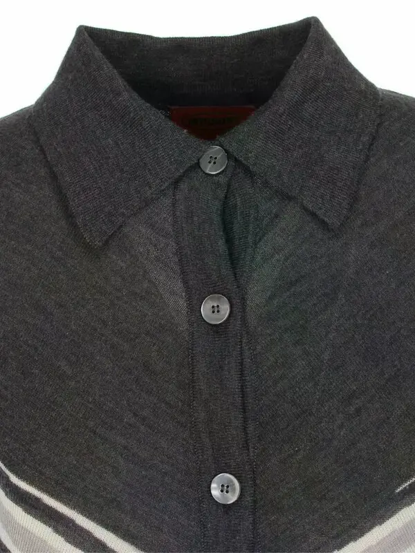 Missoni Striped Buttoned Jumper