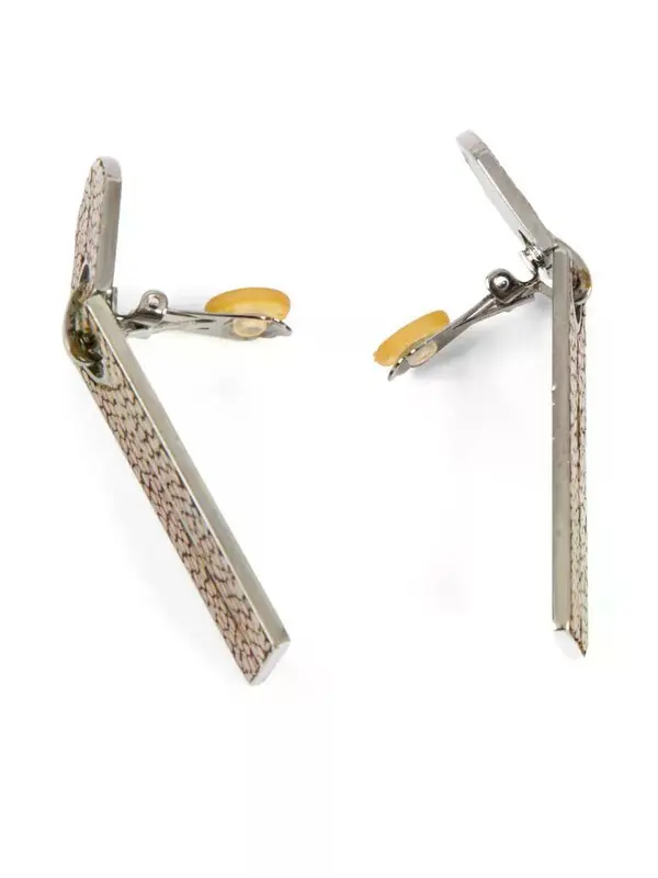 Dior 1990s Drop Clip-on Earrings