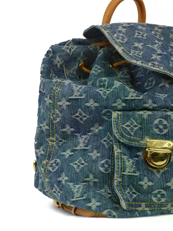 LOUIS VUITTON Monogram Denim Backpack