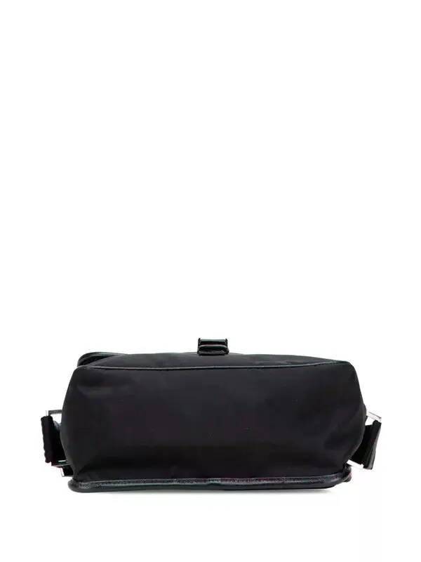 Prada Tessuto Buckle Messenger Bag